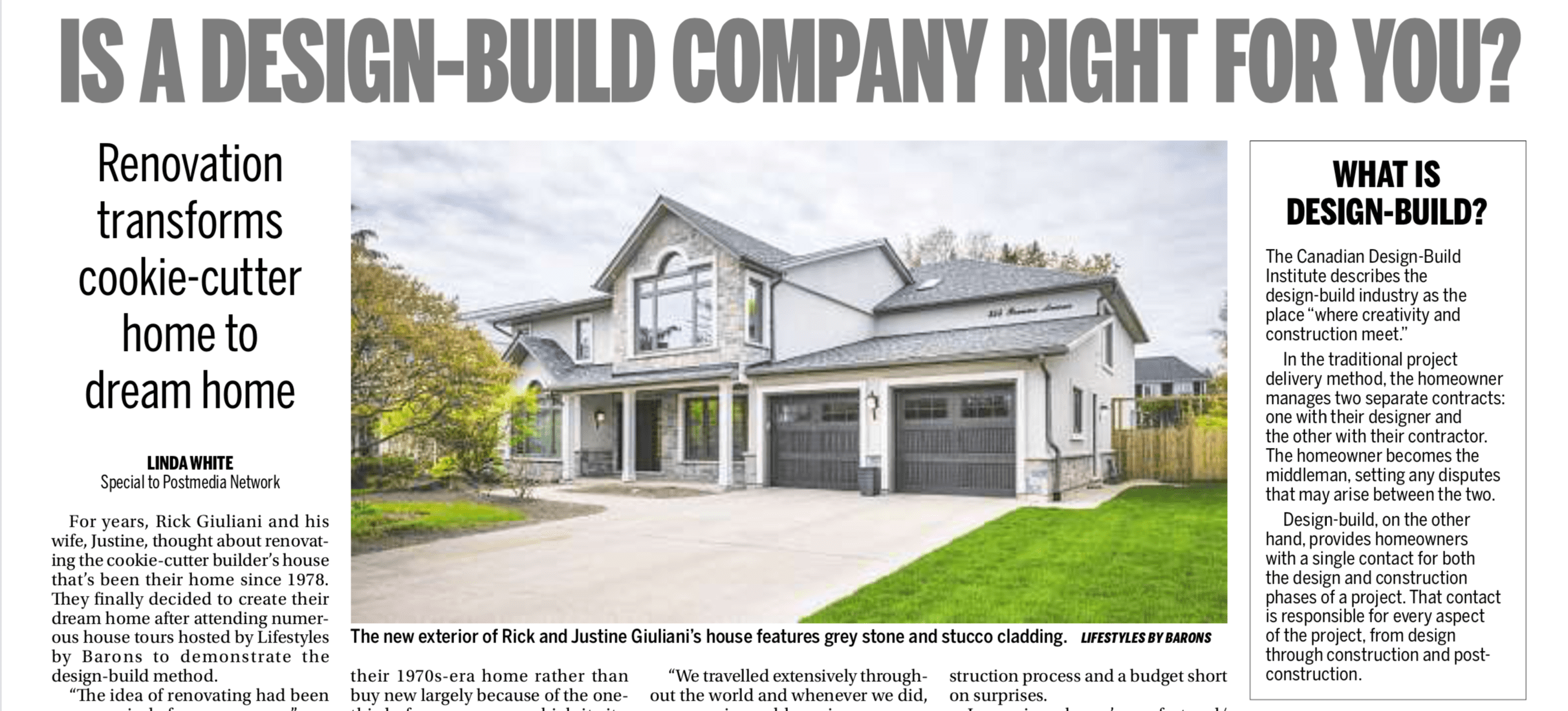 Toronto Sun - Is a Design and Build Company Right for You? | Lifestyles ...